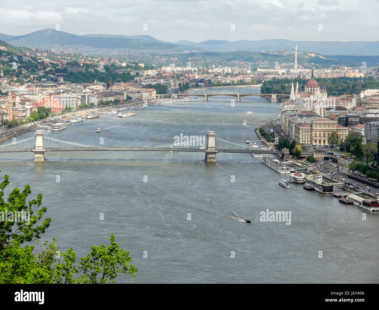 aerial view of Budapest, the capital city of Hungary Stock Photo - Alamy