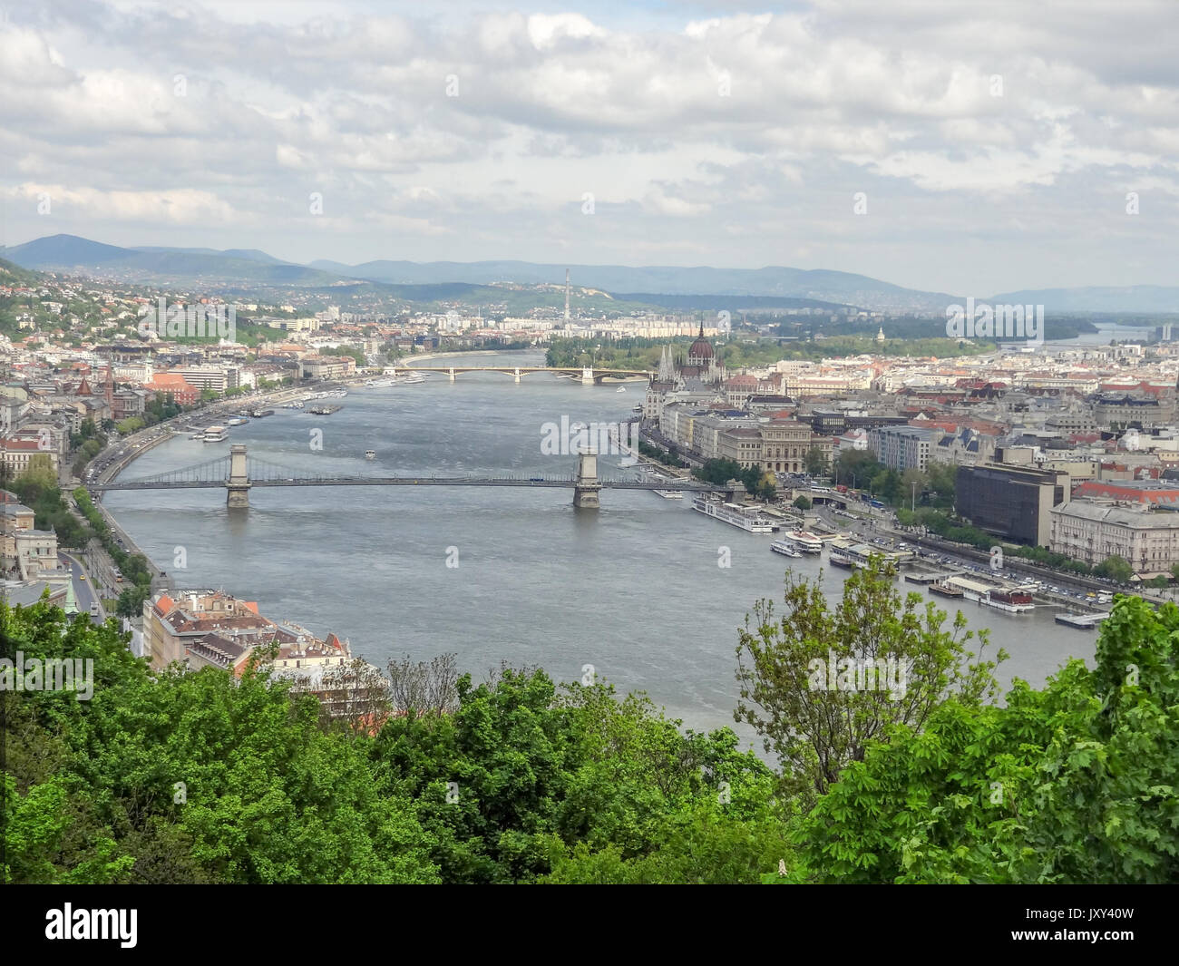 aerial view of Budapest, the capital city of Hungary Stock Photo - Alamy