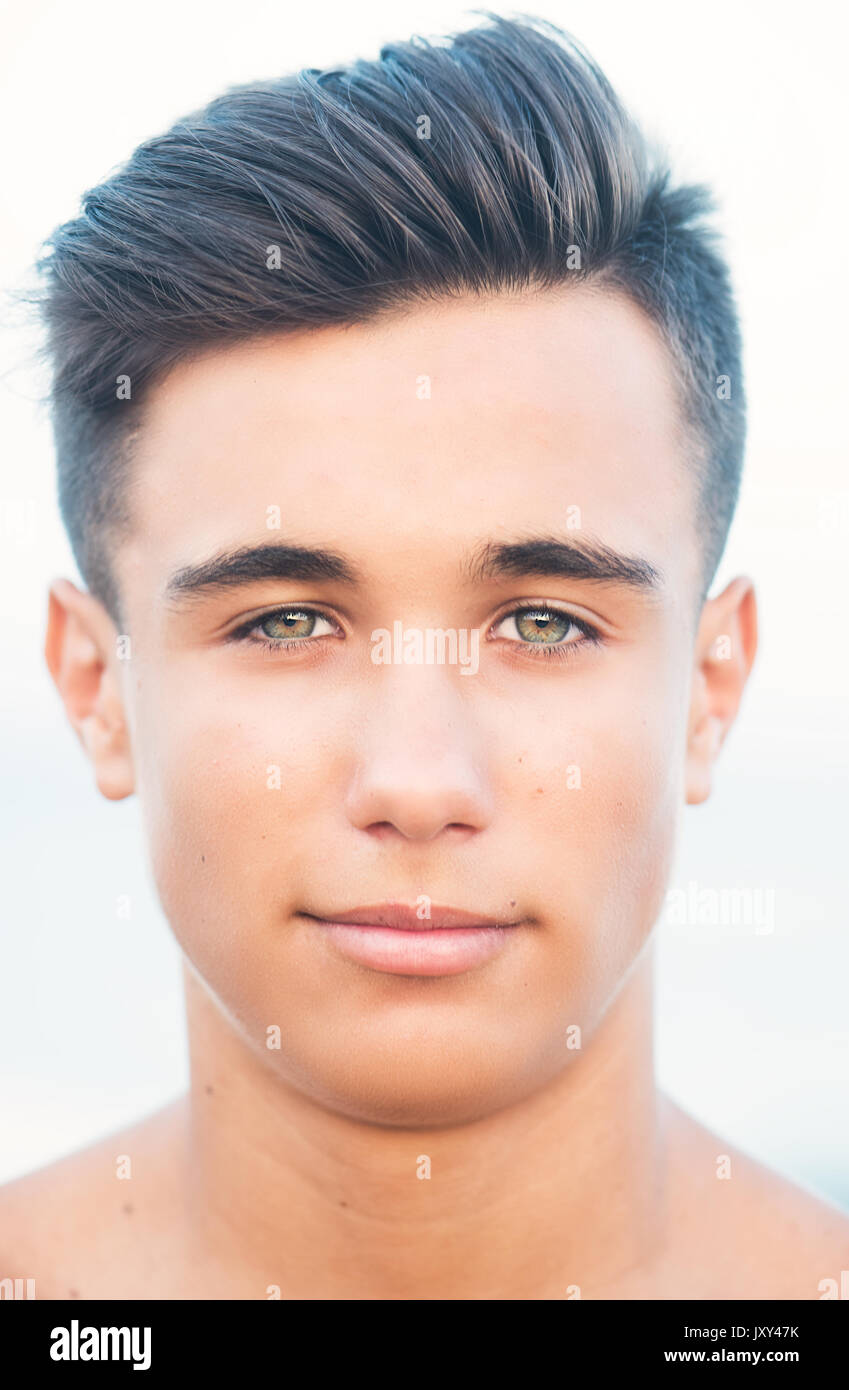 Portrait of a young guy Stock Photo - Alamy