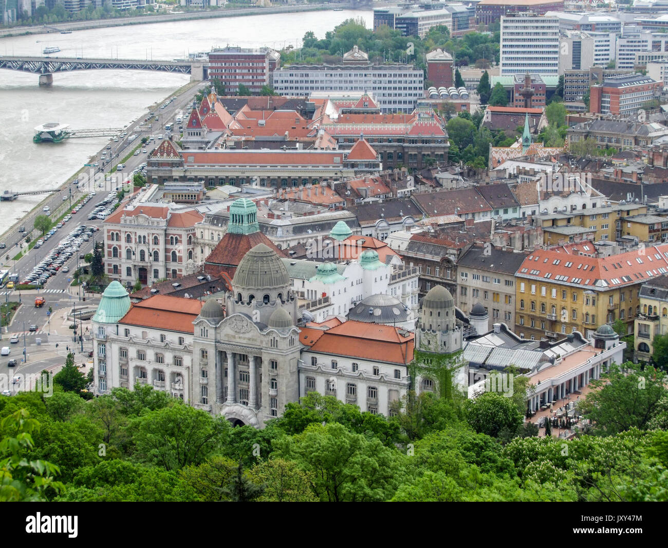 aerial view of Budapest, the capital city of Hungary Stock Photo - Alamy