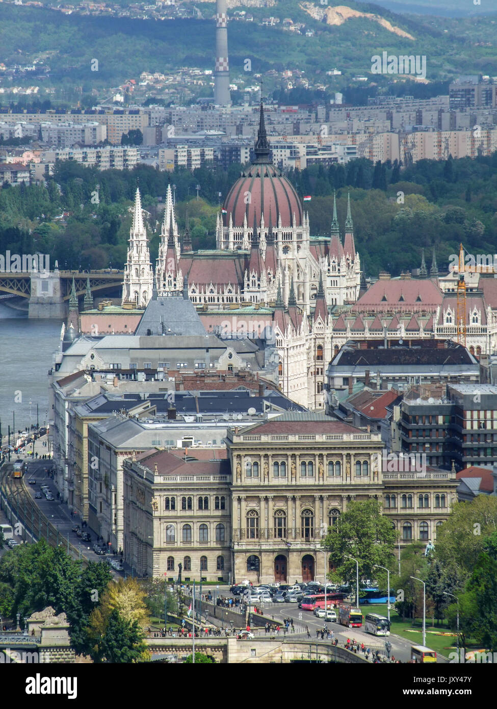 aerial view of Budapest, the capital city of Hungary Stock Photo - Alamy