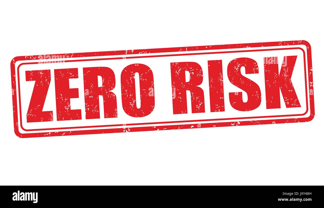 Zero risk grunge rubber stamp on white background, vector illustratio Stock Vector Image & Art ...