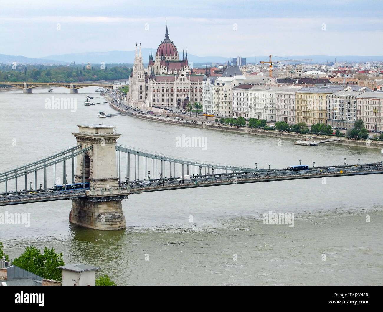 aerial view of Budapest, the capital city of Hungary Stock Photo - Alamy