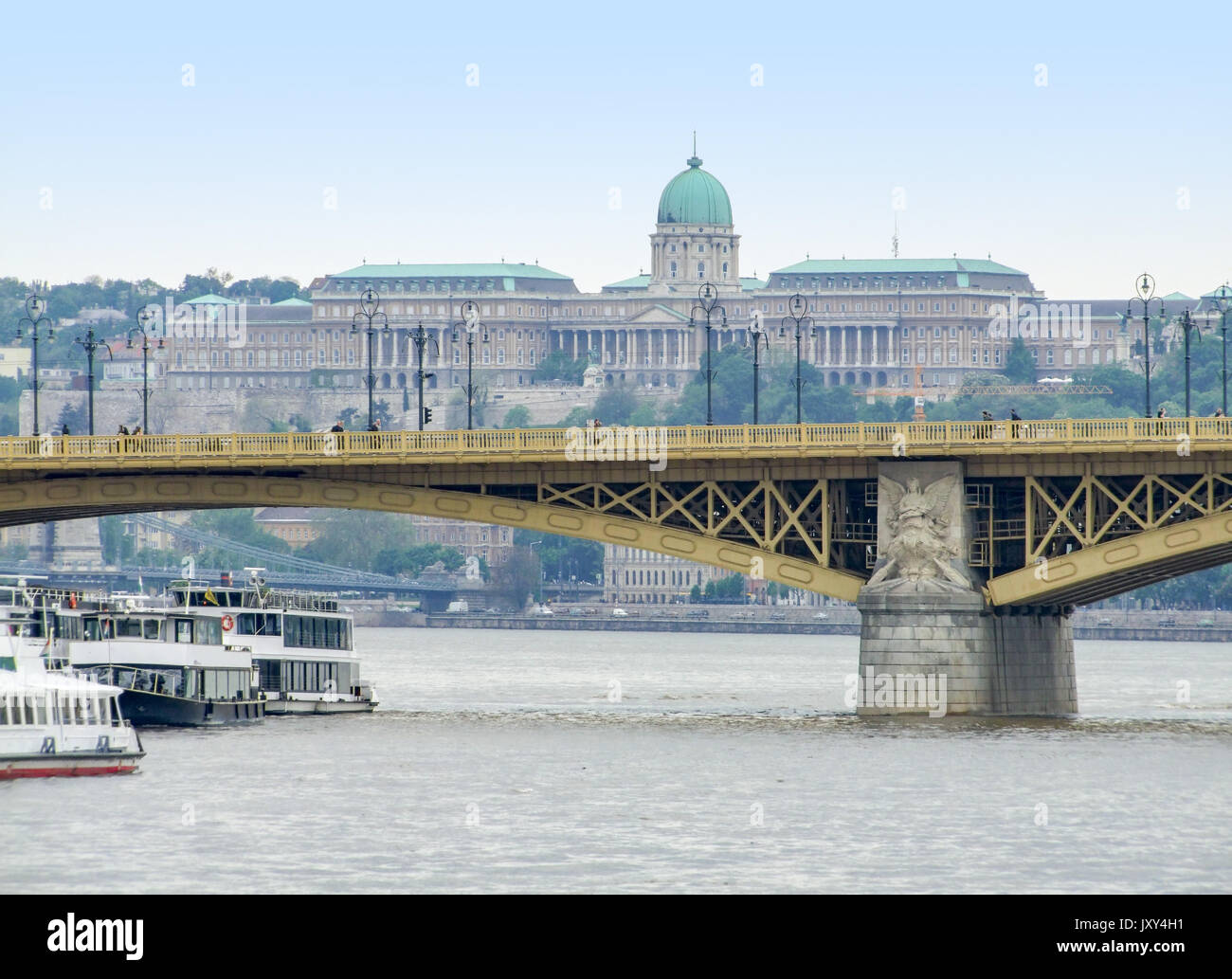 scenery near Buda Castle in Budapest, the capital city of Hungary Stock ...