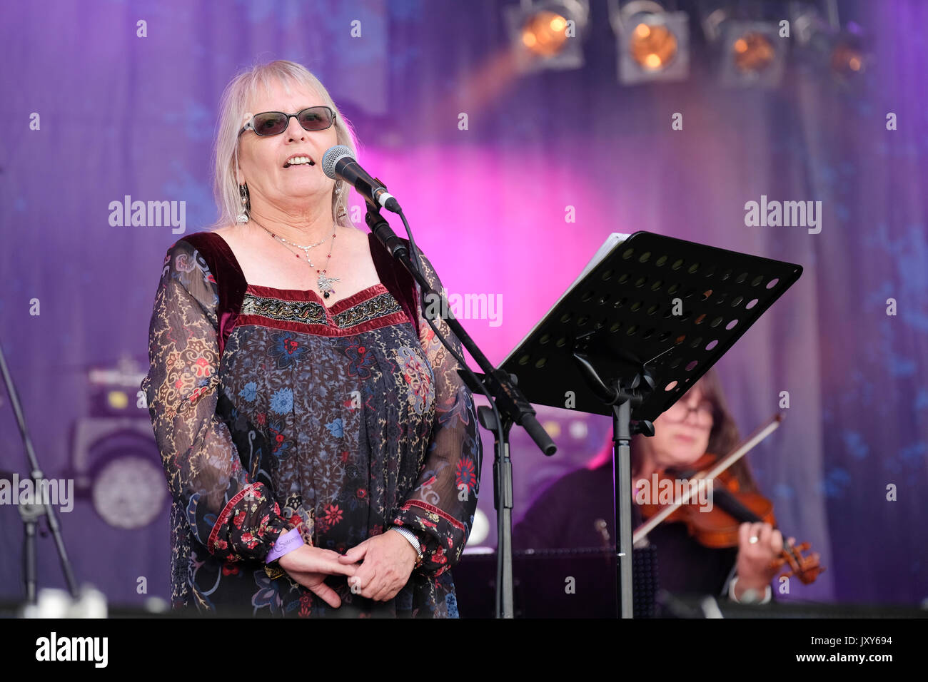 Judy Dyble performing with the Band of Perfect Strangers at the ...