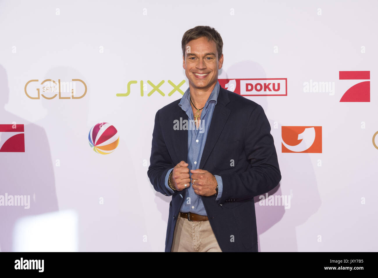 Celebrities attending the Pro 7 SAT 1 press conference 2017 at Cinemaxx ...