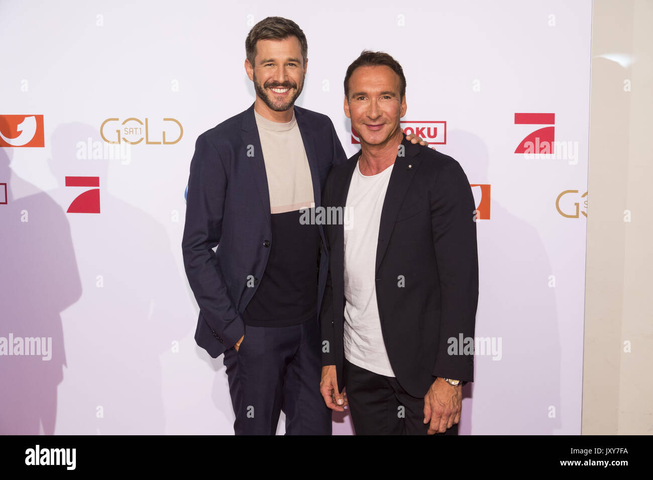 Celebrities attending the Pro 7 SAT 1 press conference 2017 at Cinemaxx ...