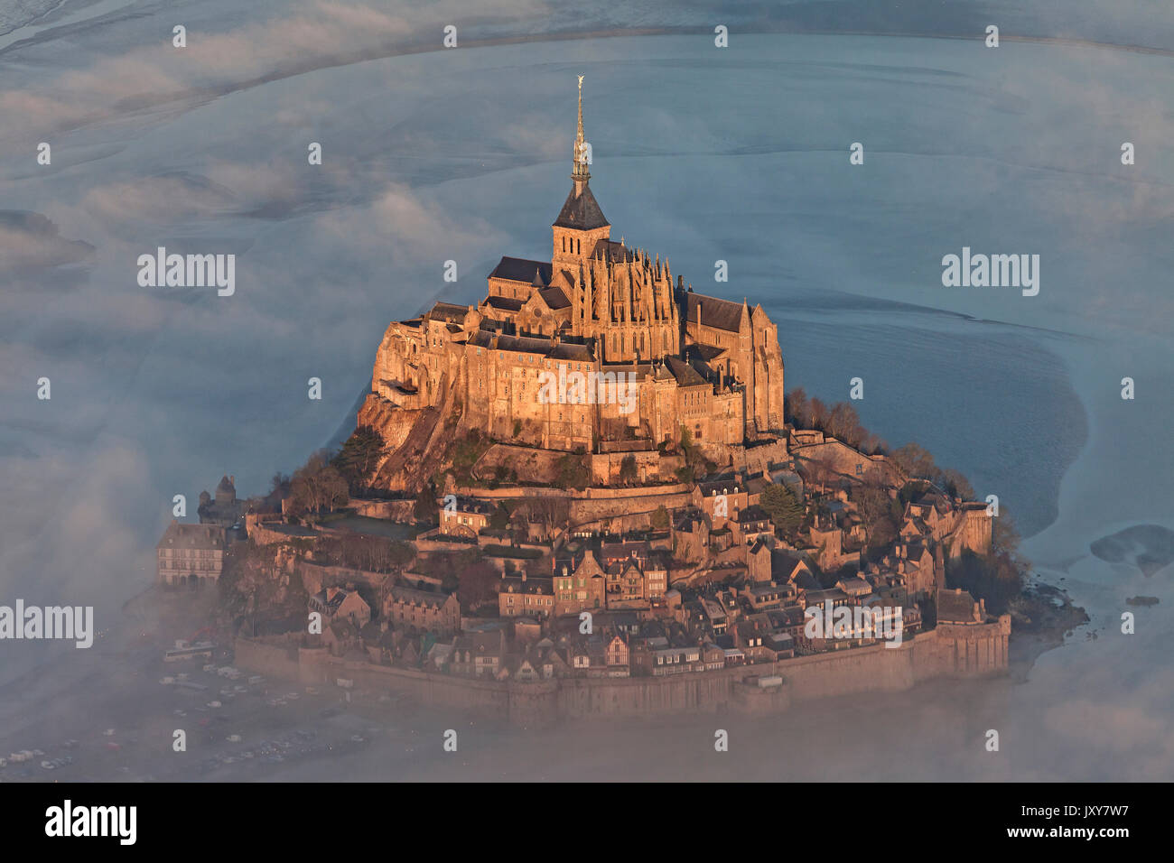 Mont Saint-Michel (Saint Michael's Mount), Normandy, north-western ...