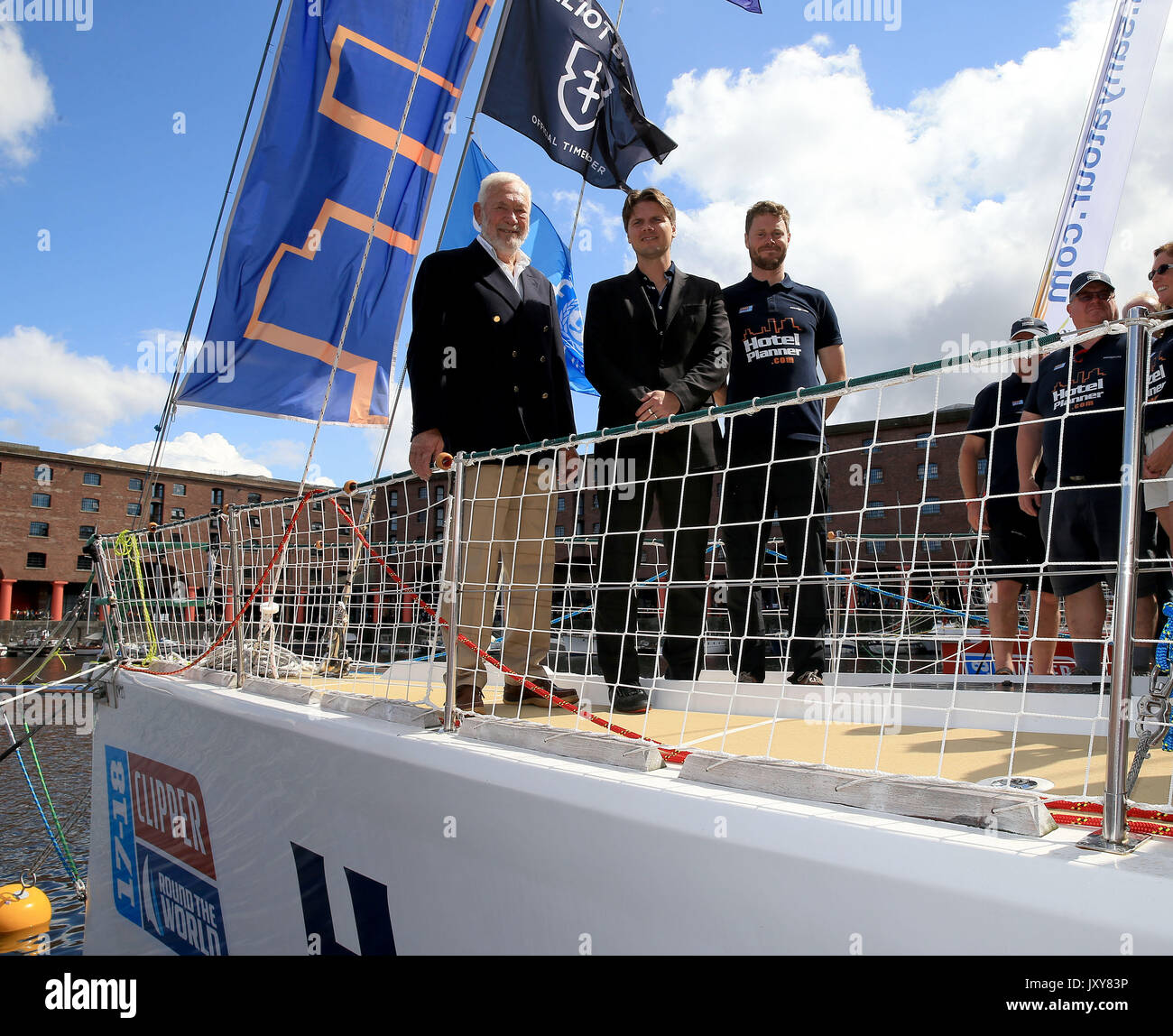 (From left to right) Robin Knox-Johnston, Tim Hentschel CEO of ...