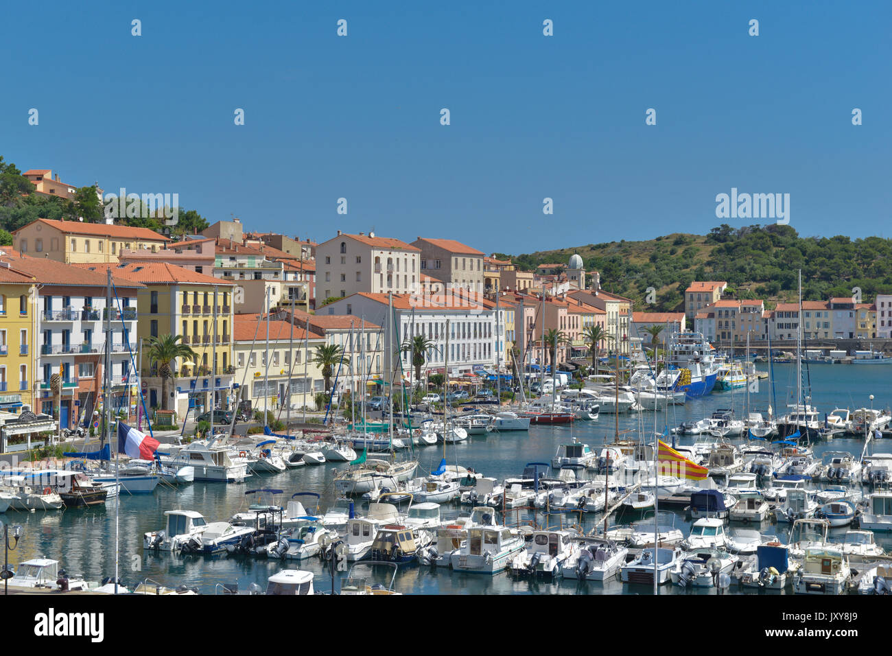 Port-Vendres (south of France): the marina Stock Photo - Alamy