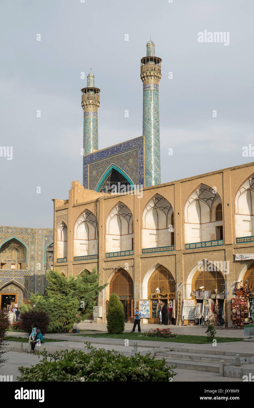 Iran: The Shah Mosque viewed from Naghsh-i Jahan Square (Imam Square or ...