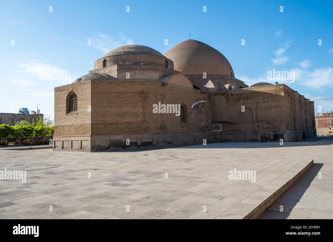 Iran, Tabriz: the Blue Mosque Stock Photo - Alamy