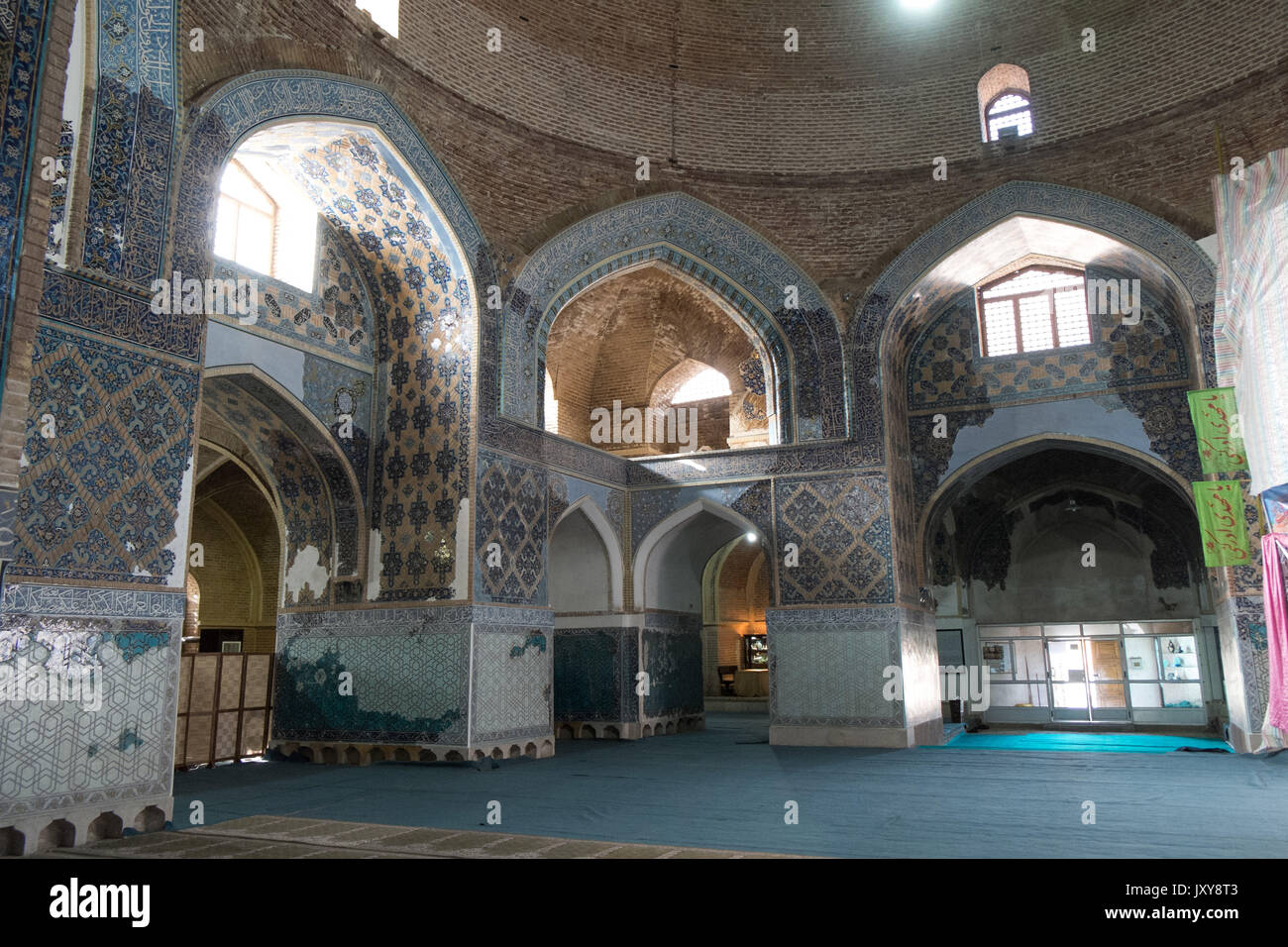 Iran, Tabriz: the Blue Mosque Stock Photo - Alamy