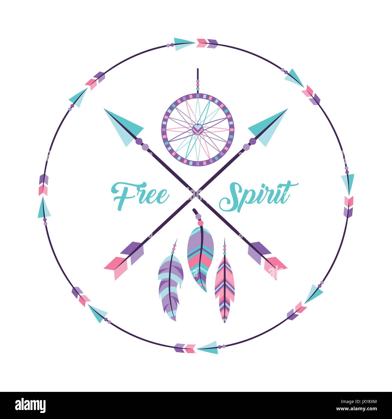 free spirit cartoon background Stock Vector Image & Art - Alamy
