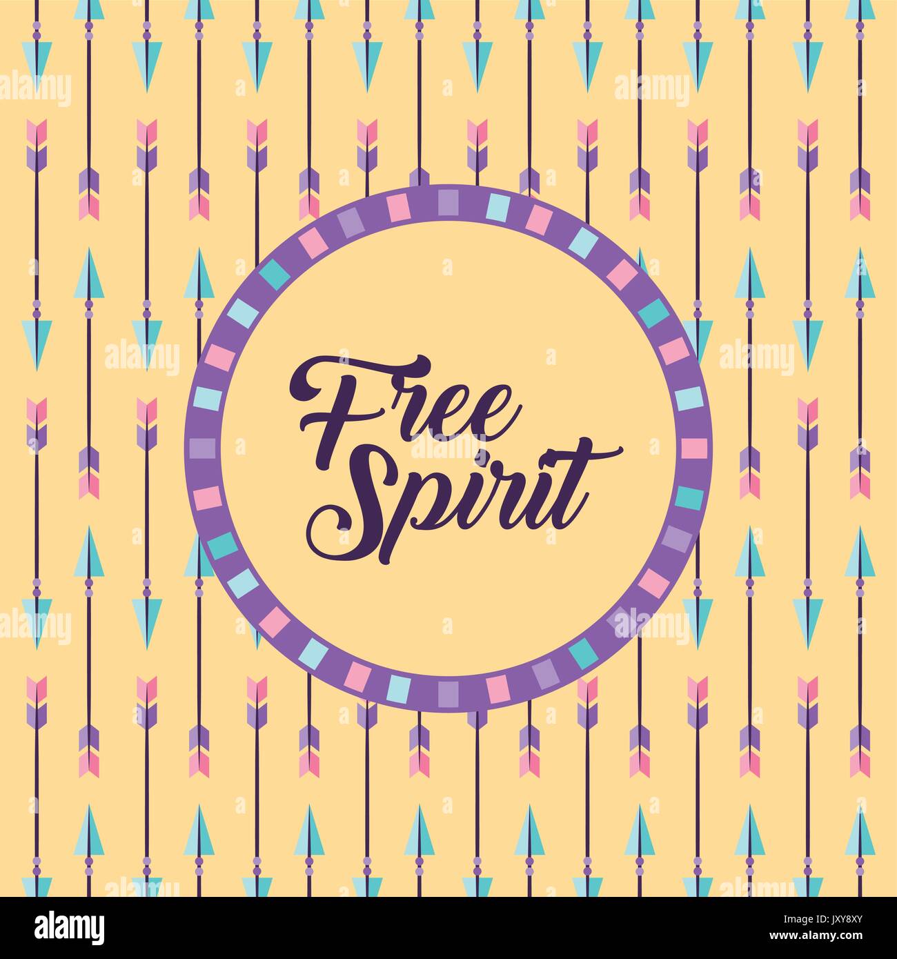 free spirit cartoon background Stock Vector Image & Art - Alamy