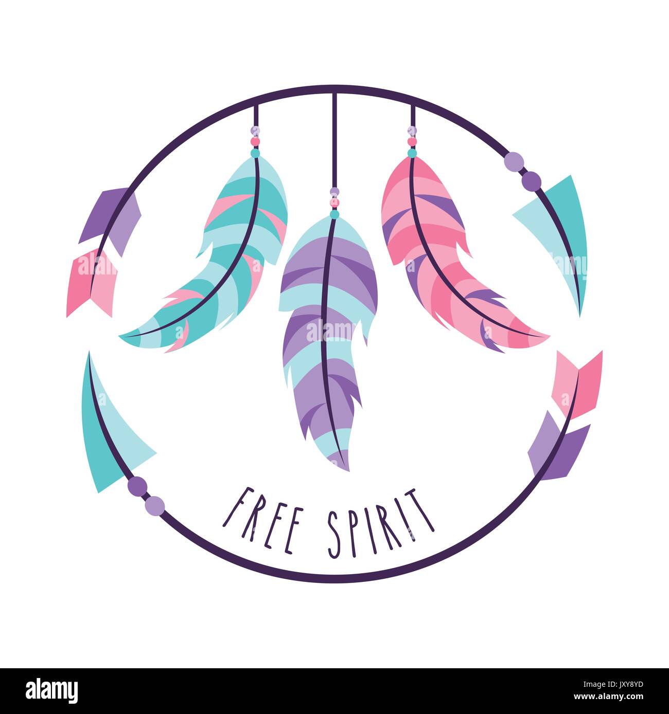 free spirit cartoon background Stock Vector Image & Art - Alamy