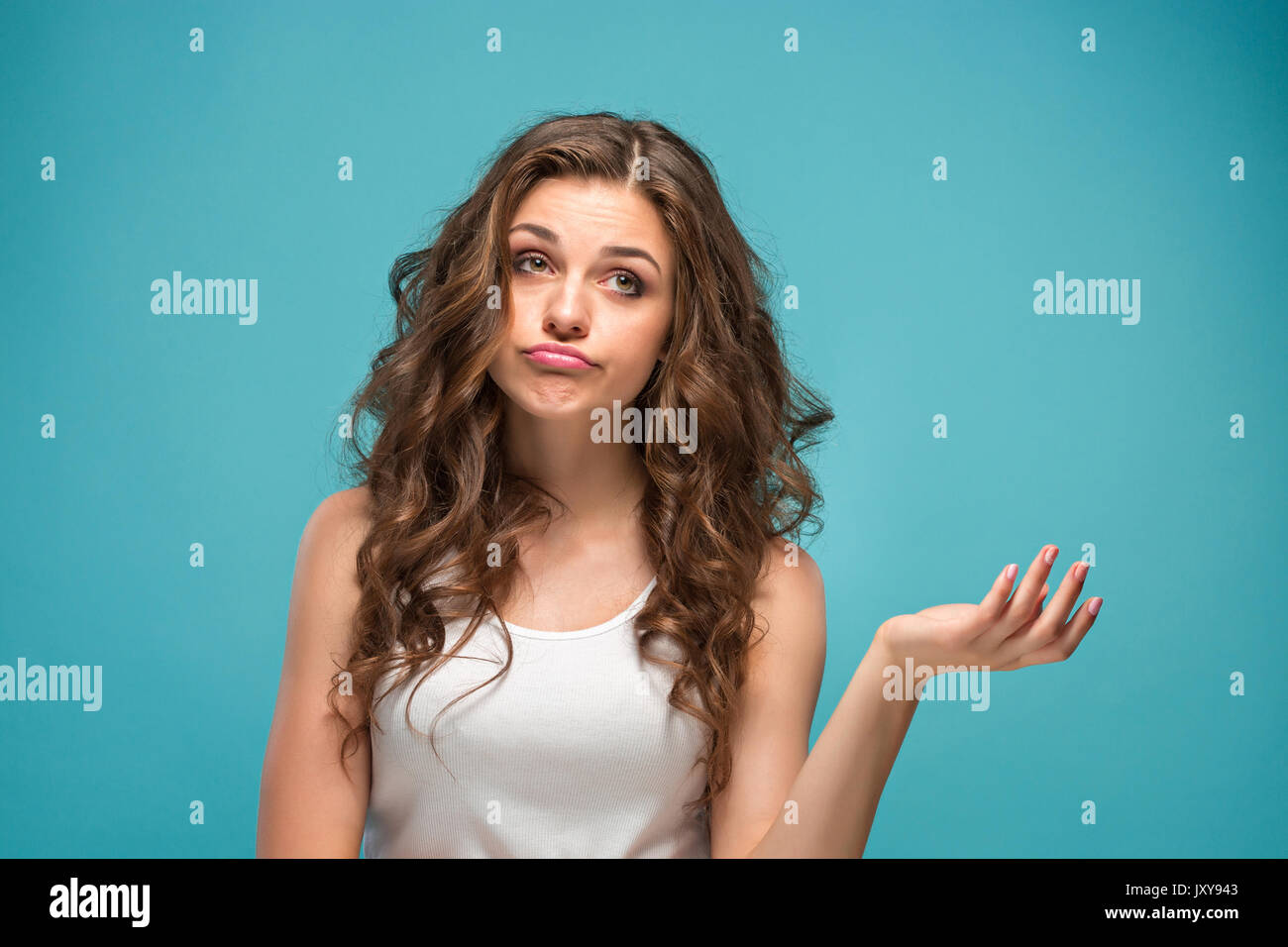 The portrait of disaffected woman Stock Photo - Alamy