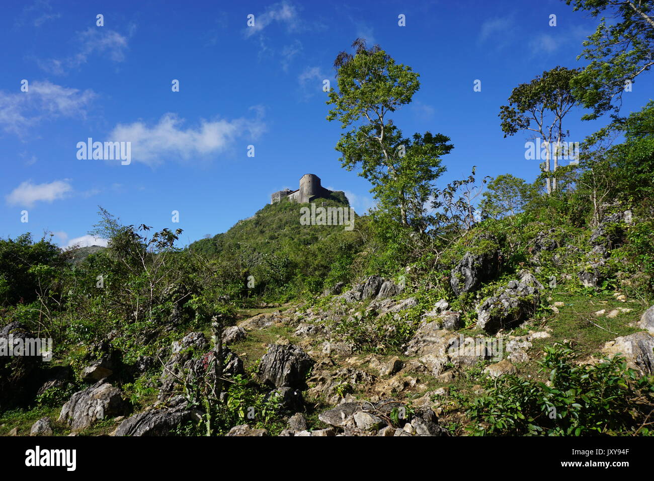 Approaching Haiti's Citadelle fortress Stock Photo - Alamy