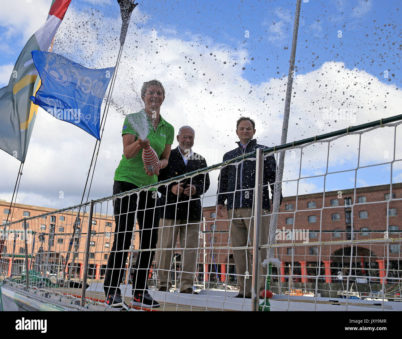 Clipper naming ceremonies albert docks hi-res stock photography and ...