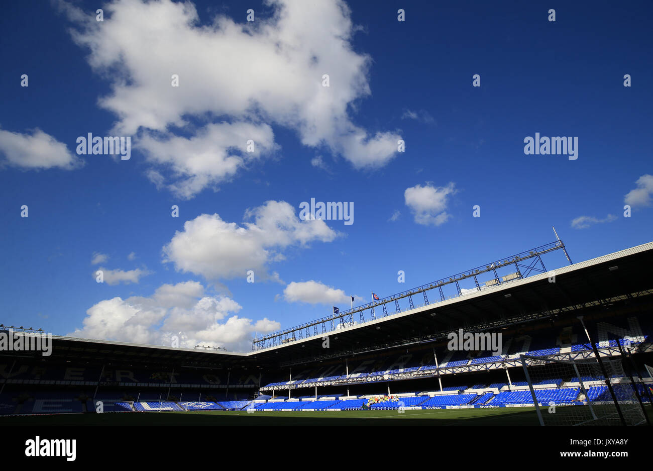 A general view inside Goodison Park before the UEFA Europa League Play ...