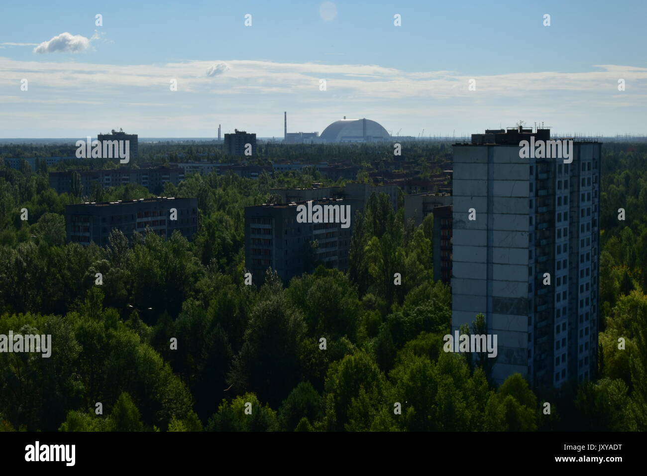 Abandoned City Chernobyl Nuclear Exclusion Zone Stock Photo - Alamy