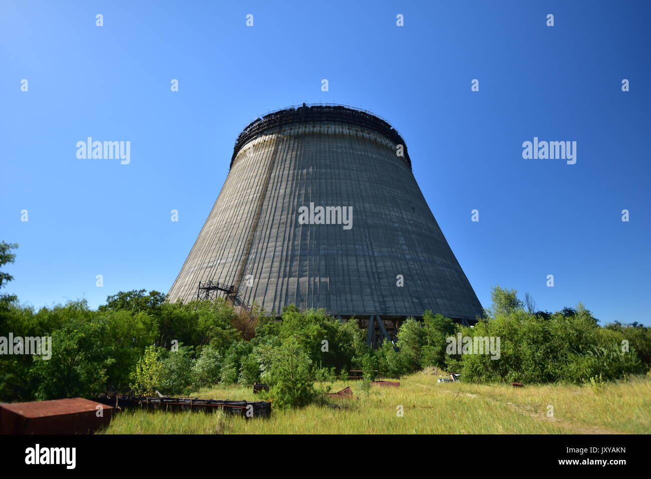 Chernobyl power plant tower hi-res stock photography and images - Alamy