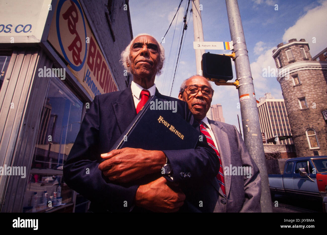 Nathaniel Bronner of Bronner Brothers Cosmetics at his Auburn Avenue ...