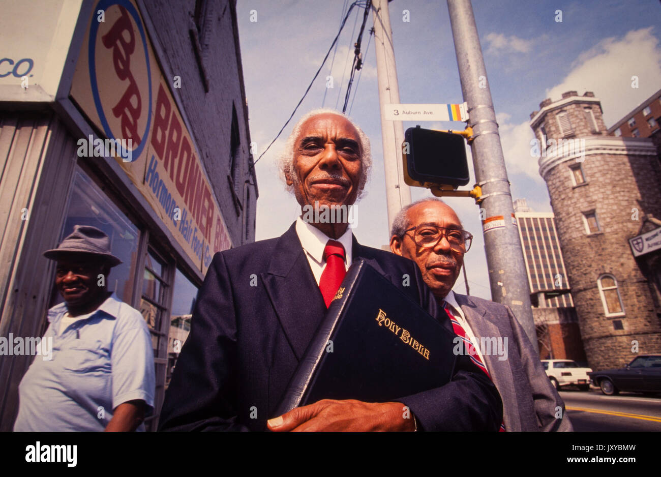 Nathaniel Bronner of Bronner Brothers Cosmetics at his Auburn Avenue ...
