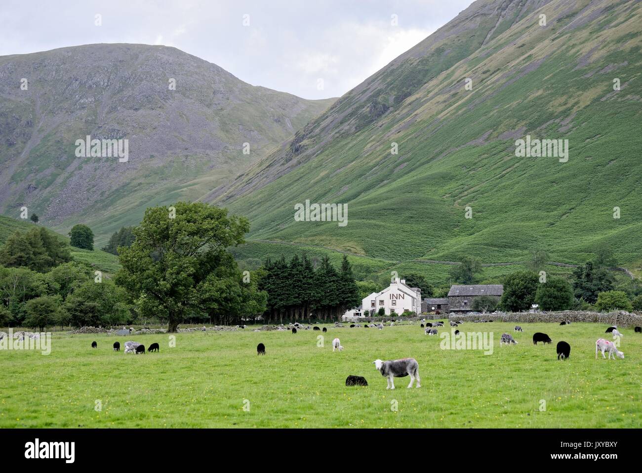 Wasdale Head Inn Wasdale Cumbria UK Stock Photo - Alamy