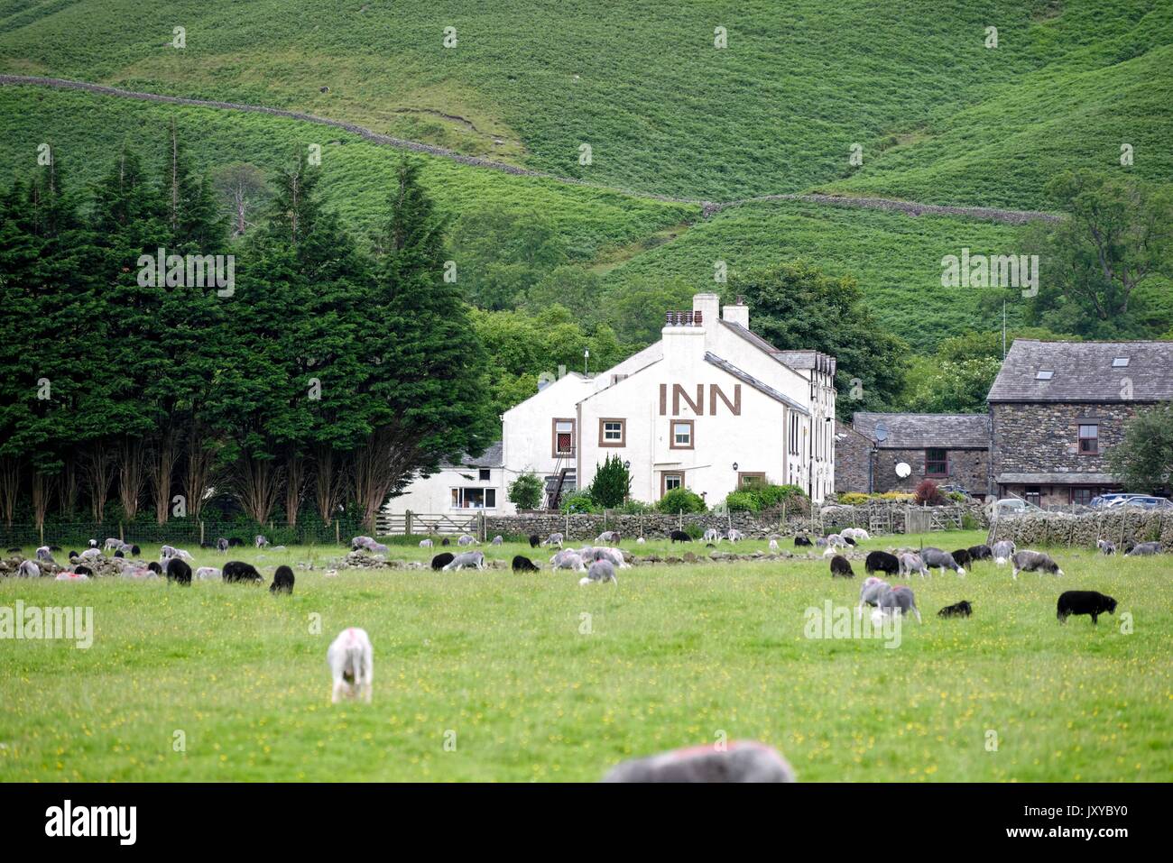 Wasdale Head Inn Wasdale Cumbria UK Stock Photo - Alamy