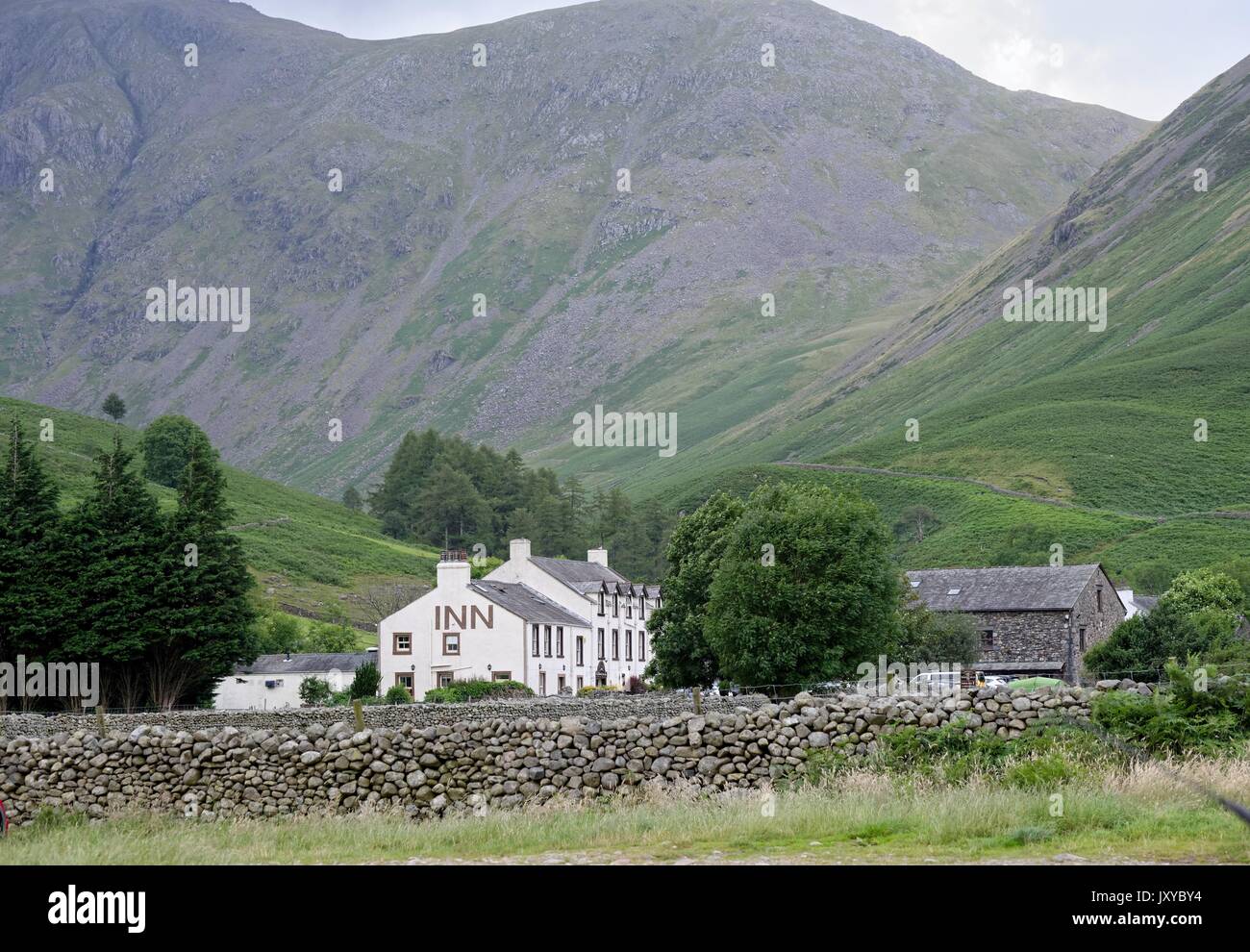 Wasdale Head Inn Wasdale Cumbria UK Stock Photo - Alamy