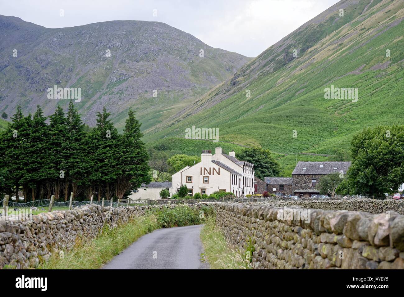 Wasdale Head Inn Wasdale Cumbria UK Stock Photo - Alamy