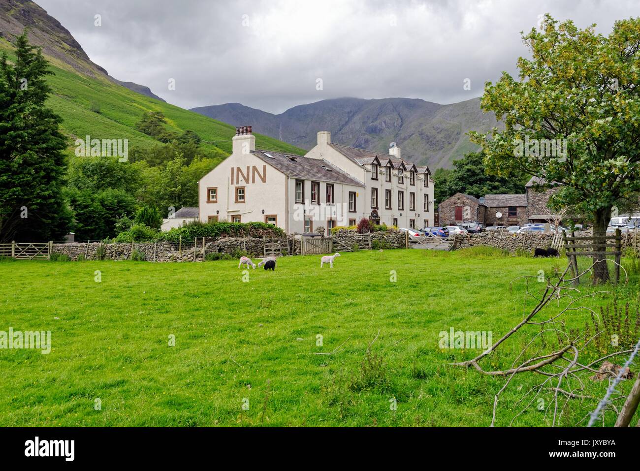 Wasdale Head Inn Wasdale Cumbria UK Stock Photo - Alamy
