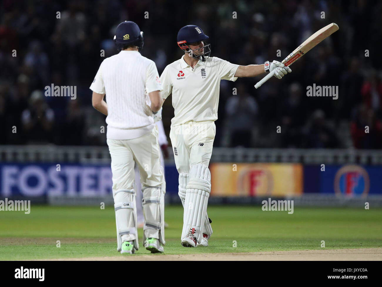 England's Alastair Cook celebrates his 150 during day one of the First ...
