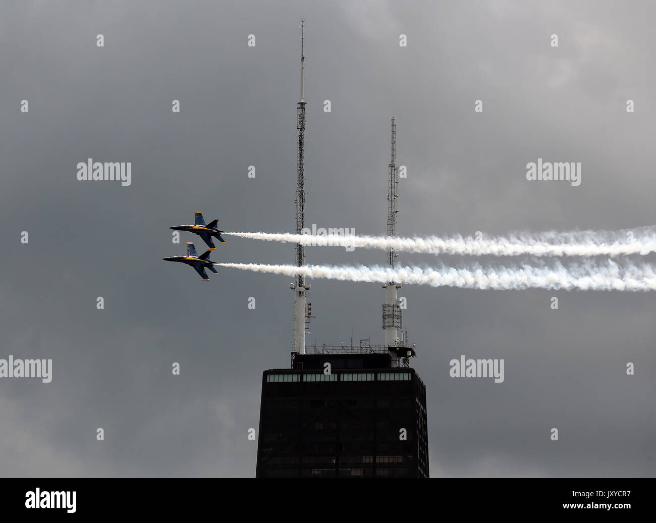 The U.S. Navy Blue Angels flight demonstration squadron performs during ...