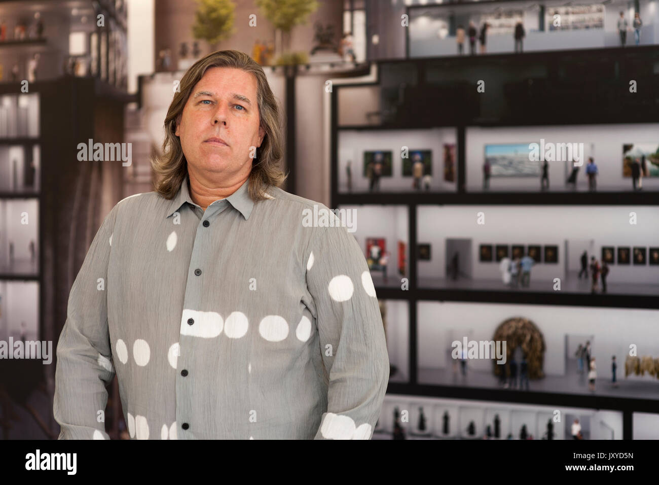 Mark Coetzee, former curator of Cape Town's Zeitz Museum of Contemporary African Art Stock Photo ...