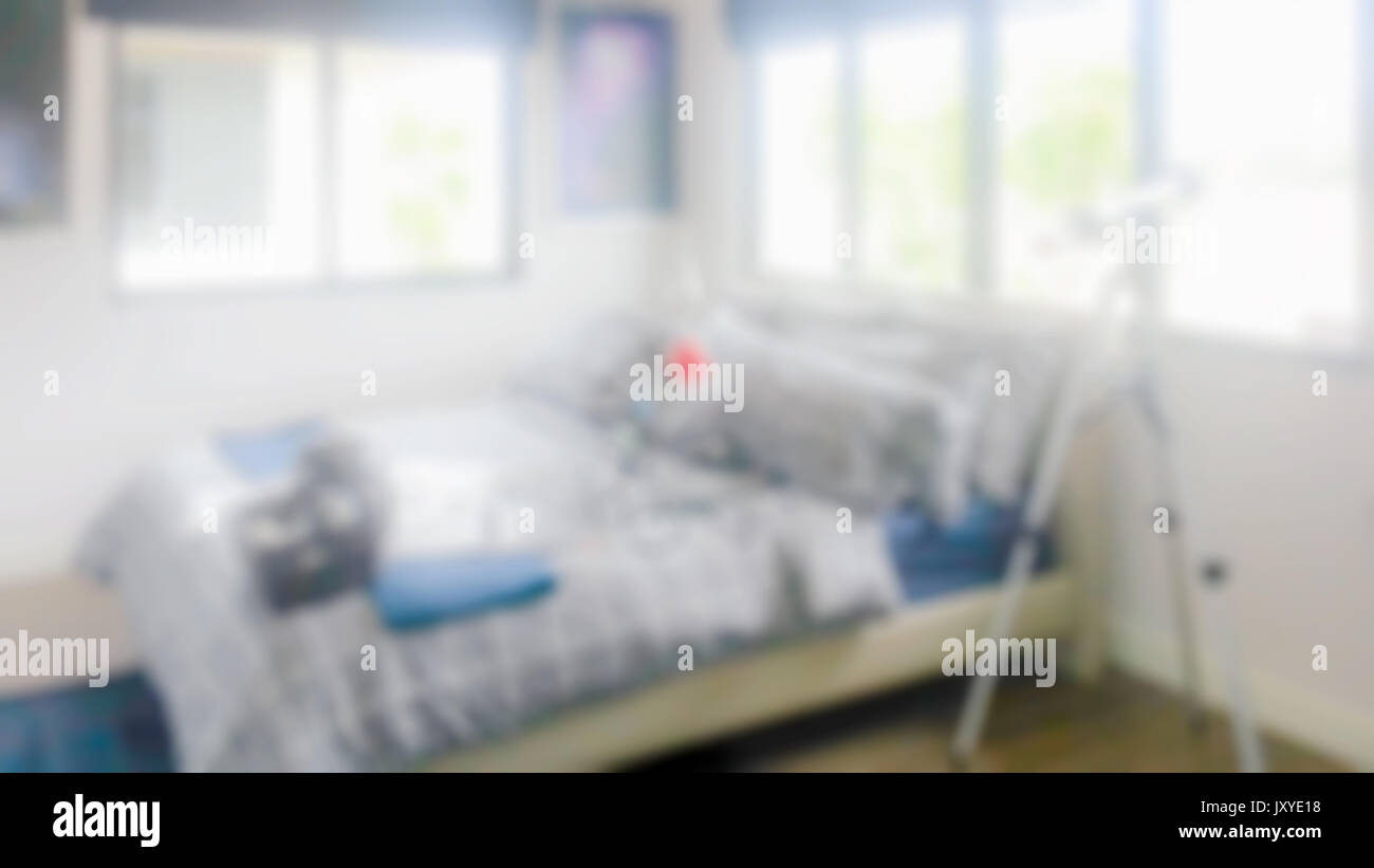 Defocus background modern interior bedroom Stock Photo - Alamy