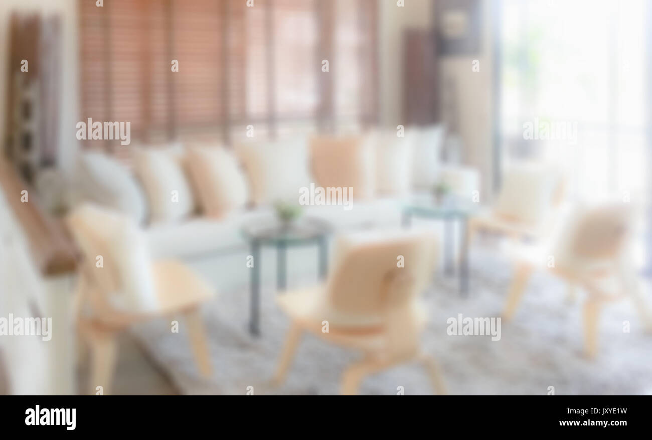 Defocus background interior living room Stock Photo - Alamy