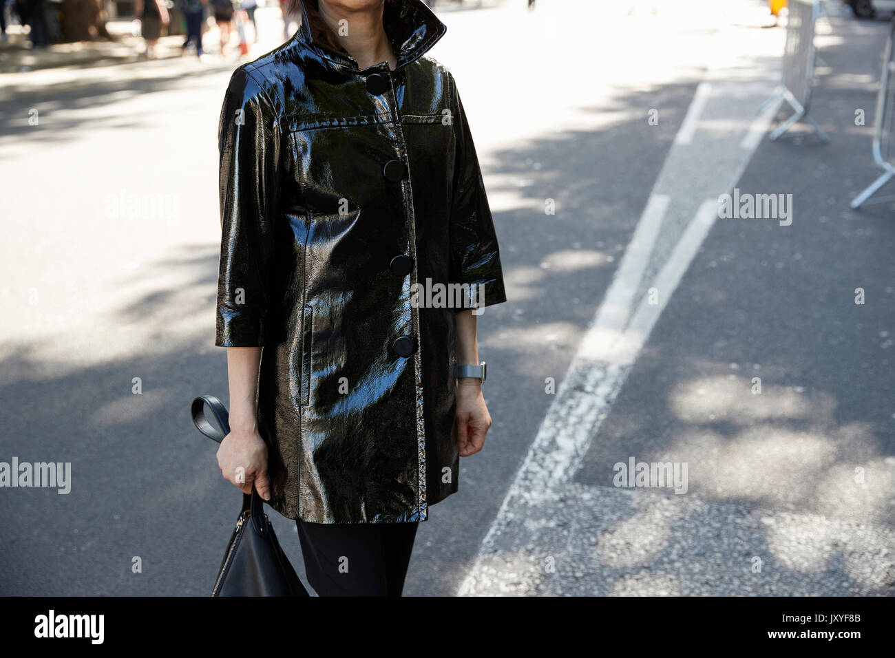 Black pvc jacket hi-res stock photography and images - Alamy