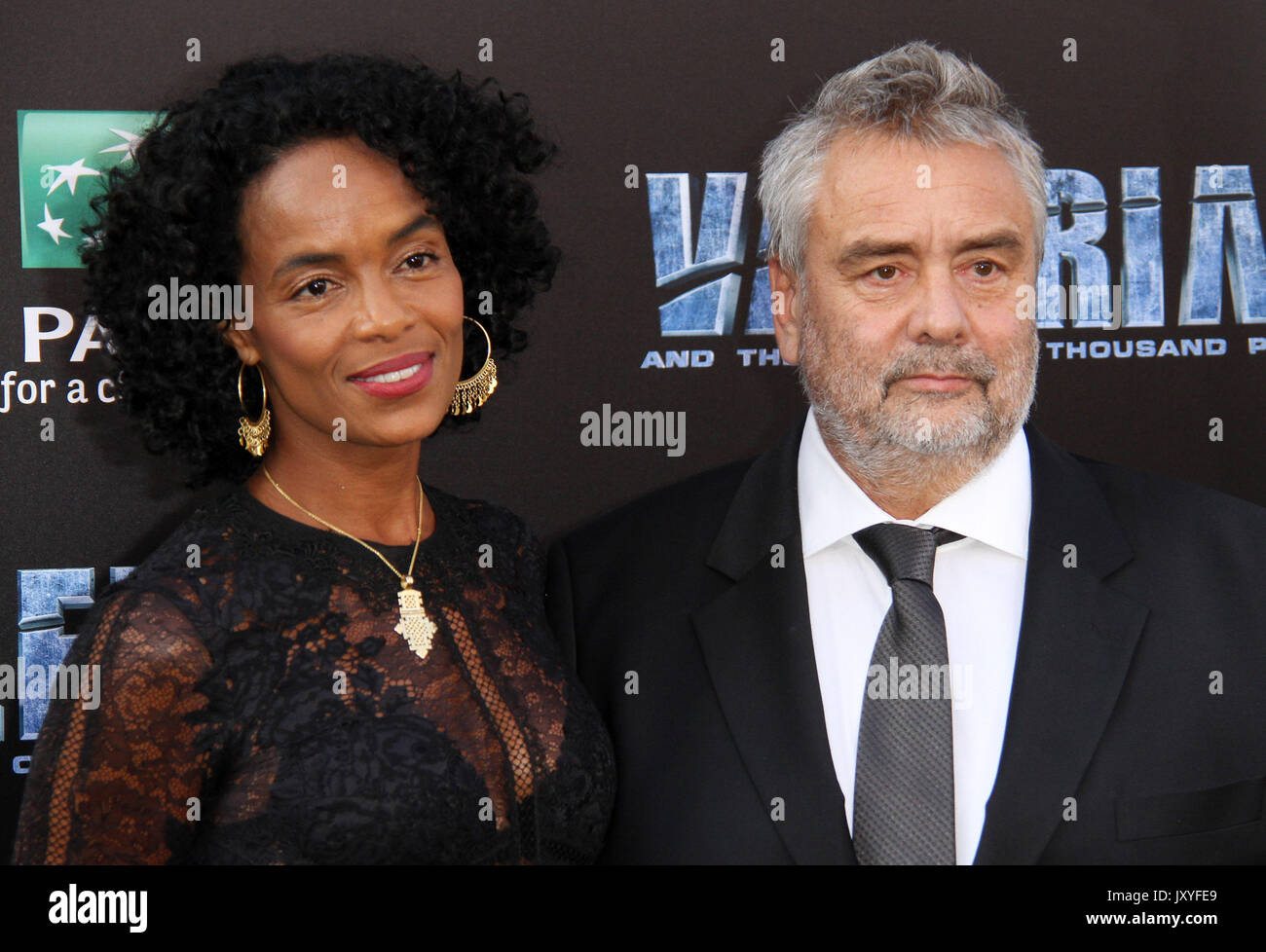 Luc besson and wife virginie silla hi-res stock photography and images ...