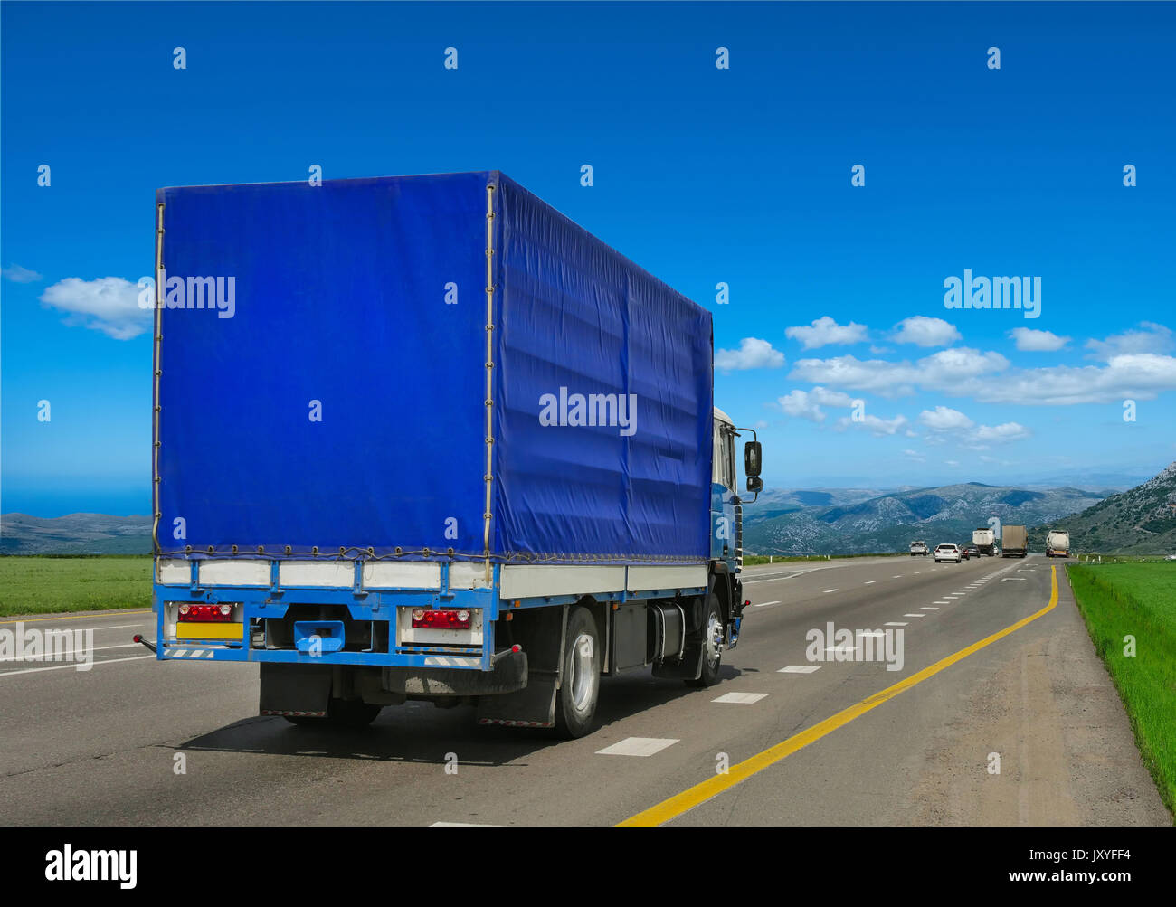 Container hauler hi-res stock photography and images - Alamy