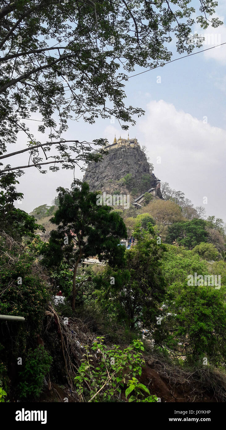 Mount Popa - Myanmar Stock Photo - Alamy