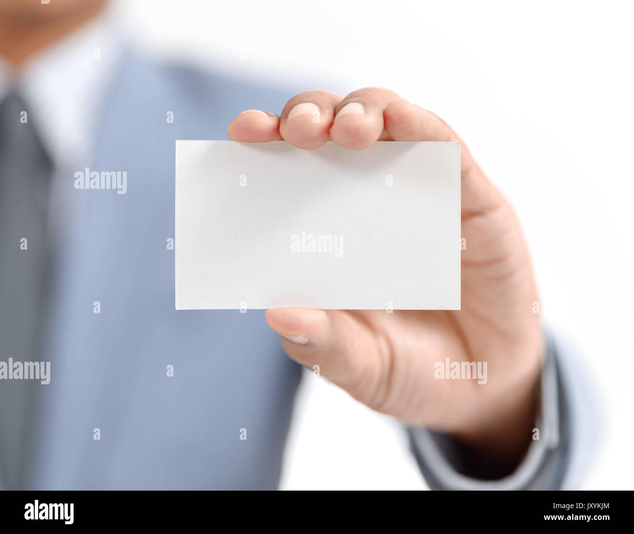 White empty card hi-res stock photography and images - Alamy