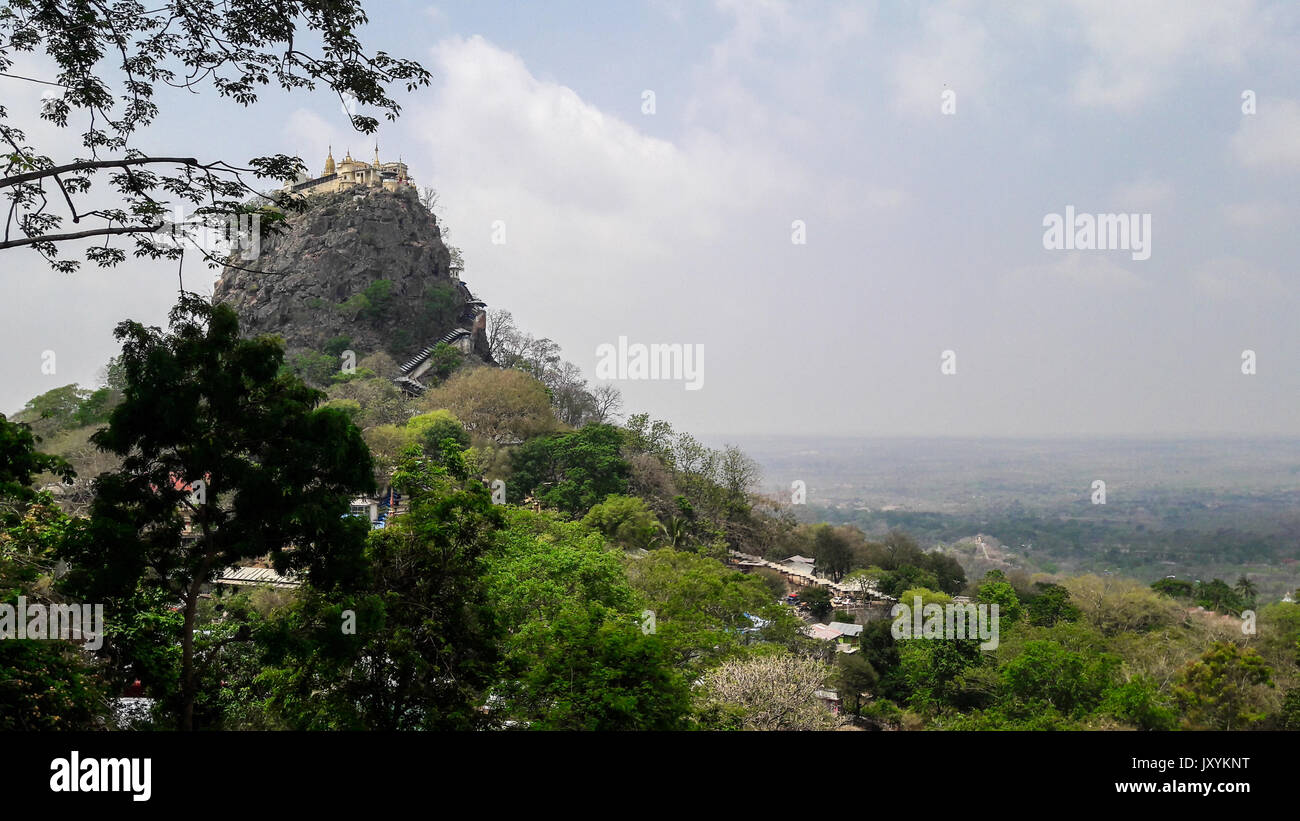 Mount Popa - Myanmar Stock Photo - Alamy