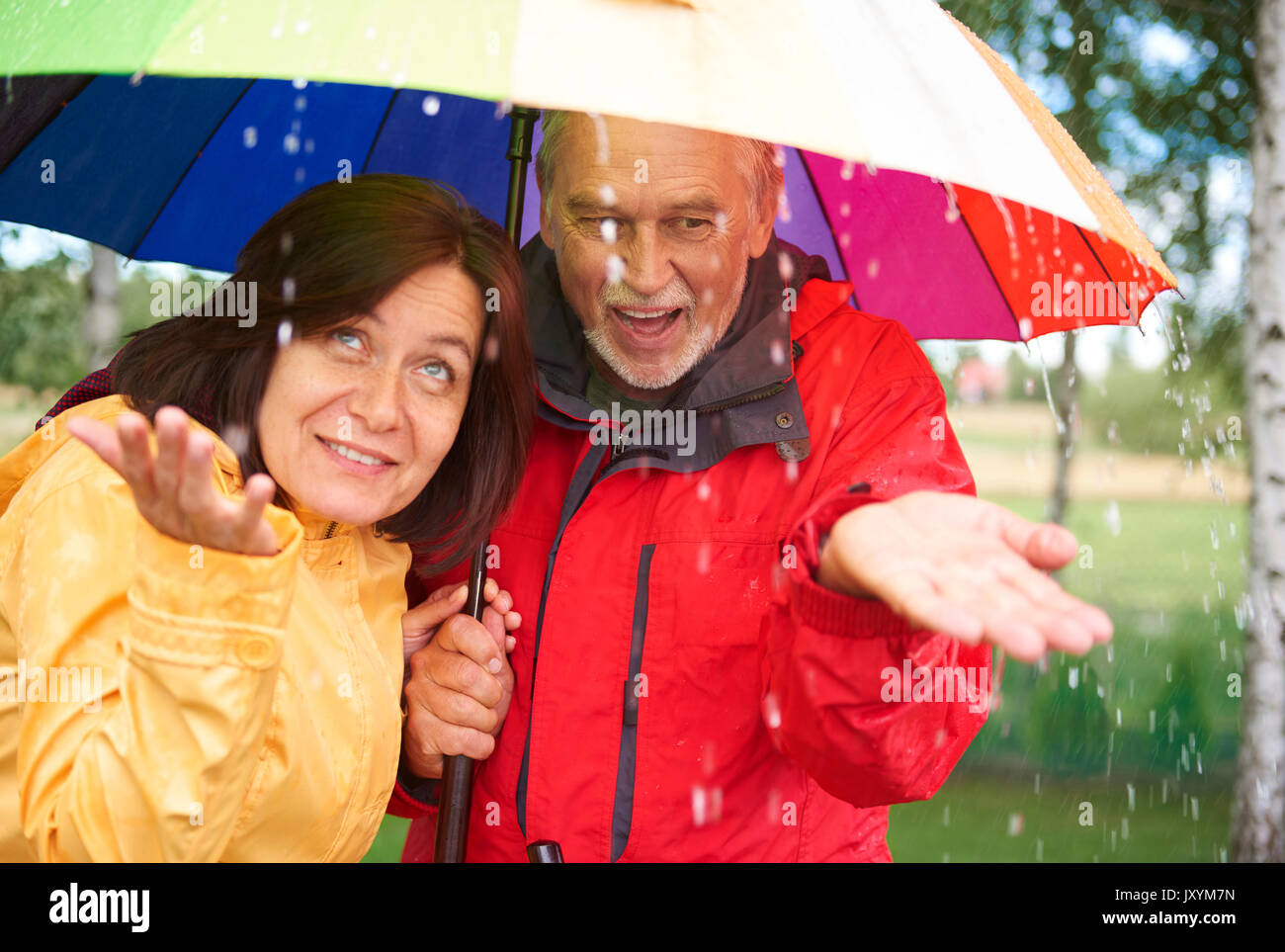 Rainbow man woman couple hi-res stock photography and images - Alamy