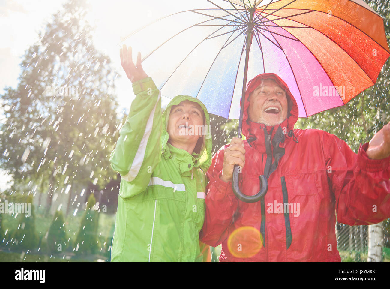 Raining playing hi-res stock photography and images - Alamy