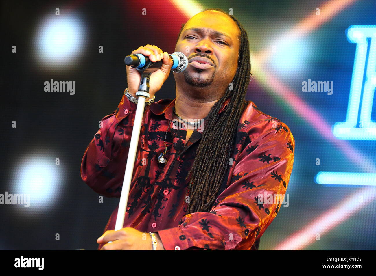 Earth Wind and Fire Experience at the Rewind South 80s Music Festival 2016 in Henley-on-Thames ...