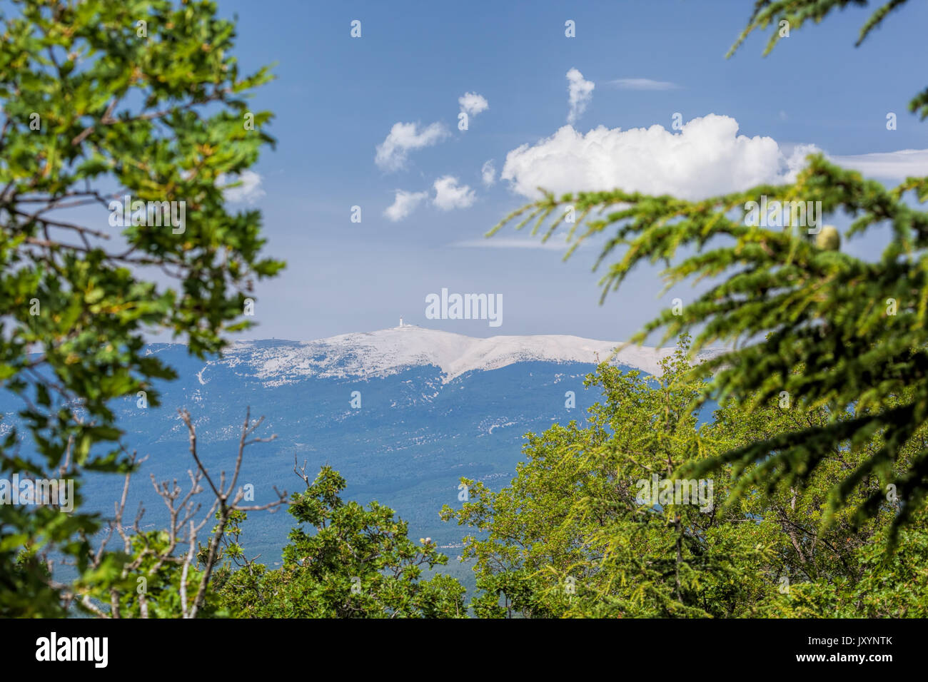 View of Mont Ventoux in Provence, France Stock Photo - Alamy