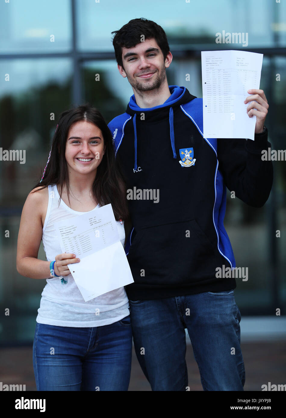 Emer Maguire who got 3 A* and Rory Cullen who got 2 A's and a B after ...