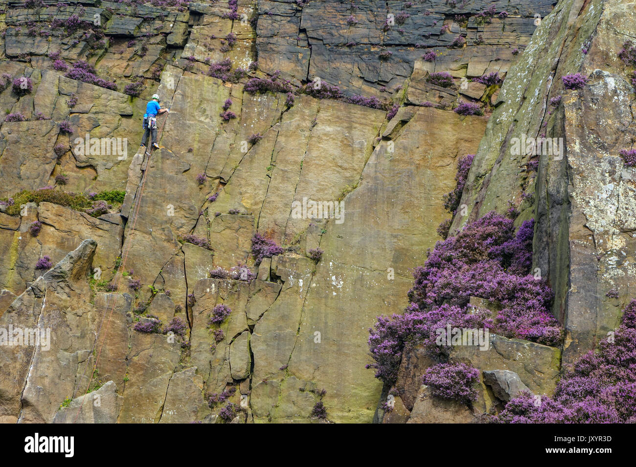Derbyshire england summer quarry hi-res stock photography and images ...